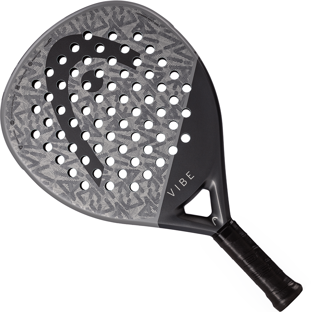 Head Vibe Padel Racket (Grey/Black) (2025) | Padelshack