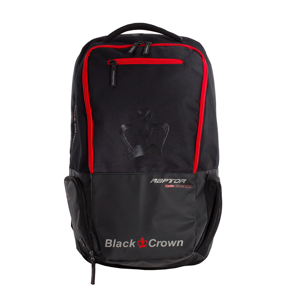 Black Crown Raptor Backpack (2025) (Black/Red) | Padelshack