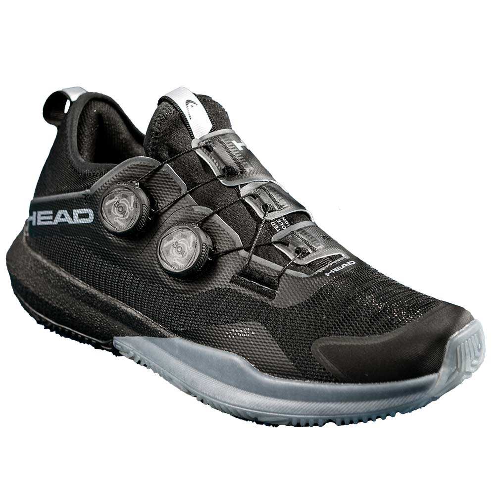 Head Mens Motion Pro Boa Padel Shoe (Black/White) (2025) | Padelshack